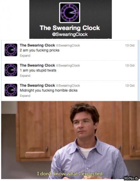 The swearing clock - LolSnaps